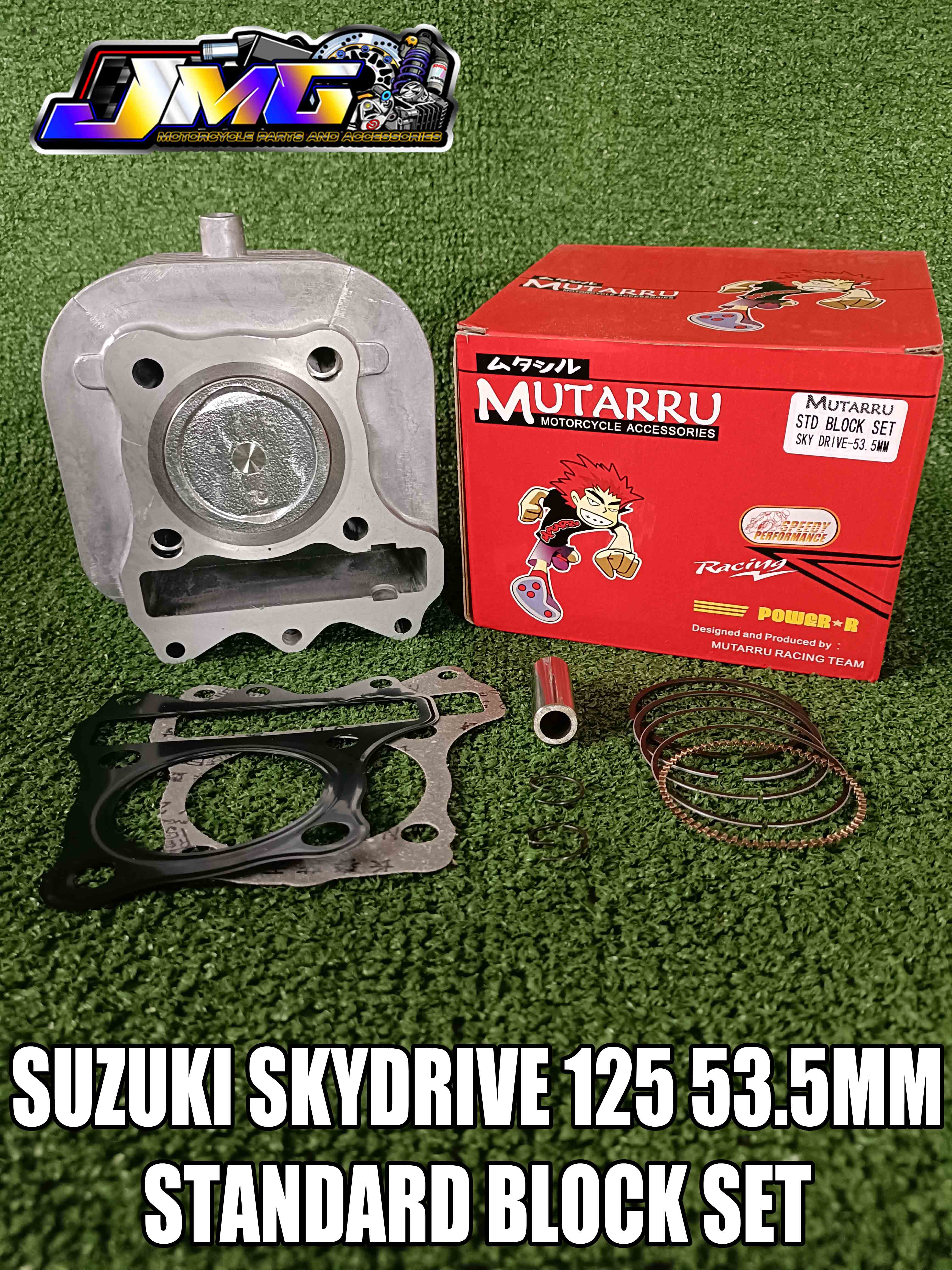 MUTARRU SUZUKI SKYDRIVE 125 53.5MM STANDARD CYLINDER BLOCK SET | Lazada PH