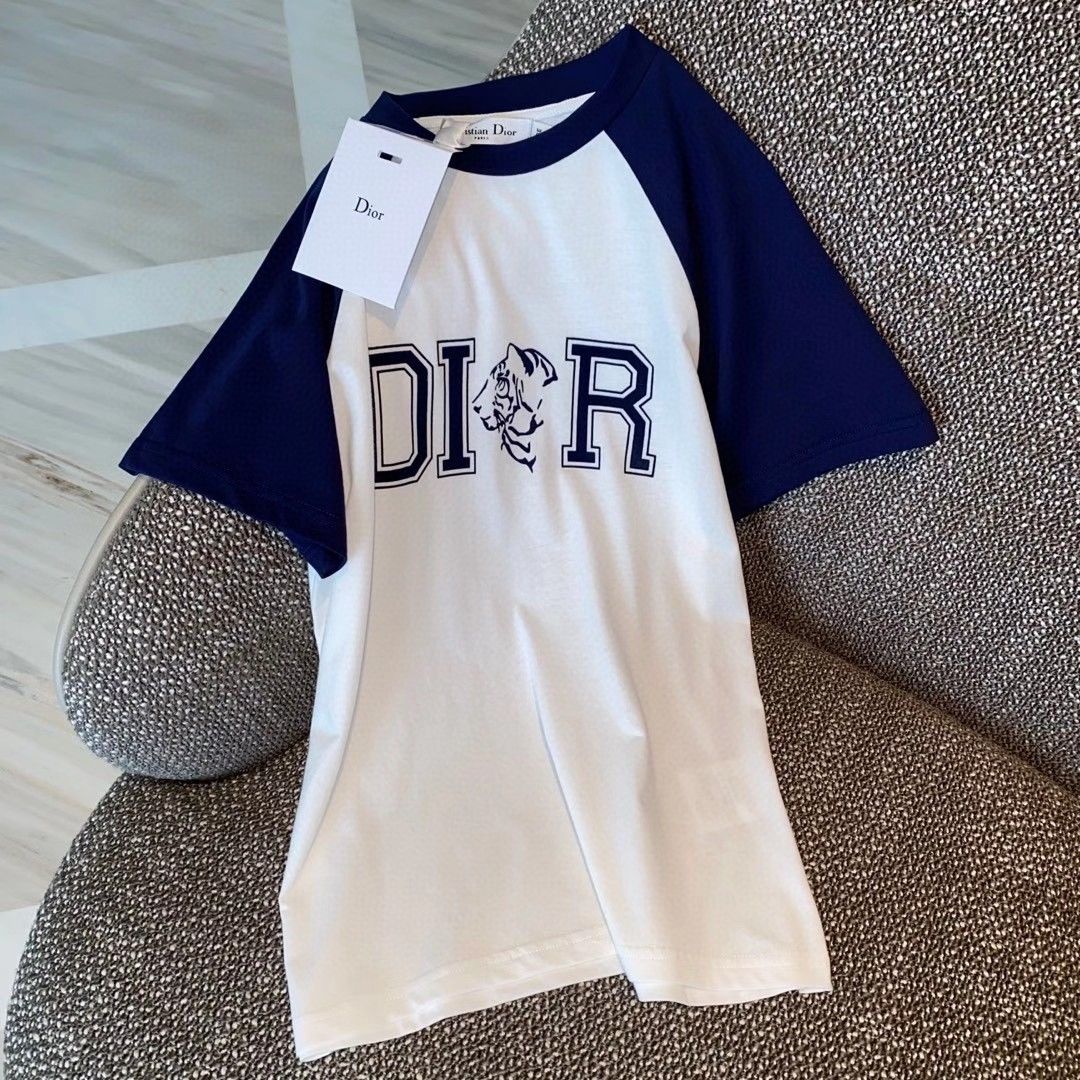 【READY STOCK】DR Preppy Chest Letter Tiger Short Sleeve T-Shirt ...