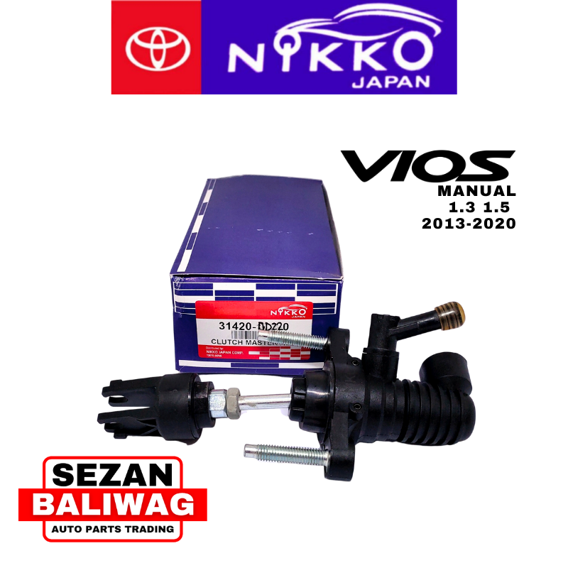 NIKKO JAPAN CLUTCH MASTER CYLINDER ASSEMBLY VIOS 2013-2020 31420-0D220 ...