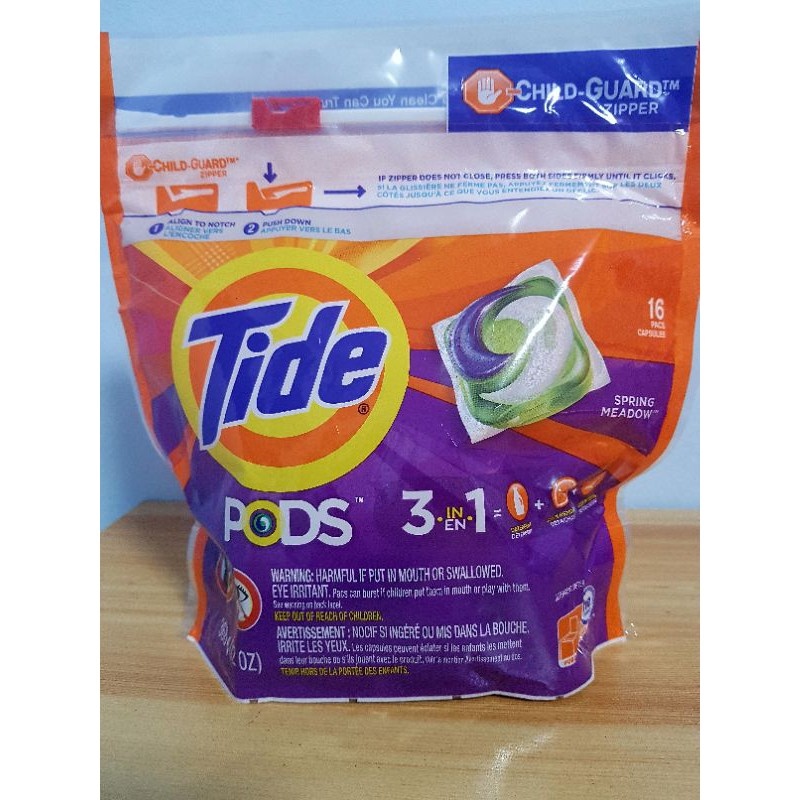 Tide PODS 3in1 Laundry Detergent (16 Capsules)🇺🇸🇺🇸 | Lazada PH
