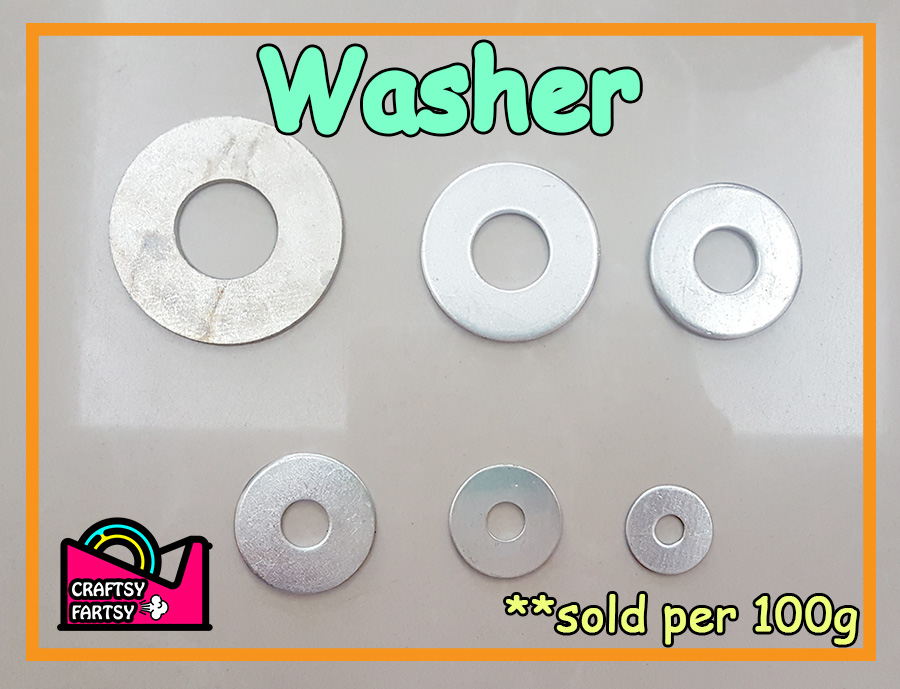 (PER 100grams) Washer/ GI Flat Washer/ Plain Washer | Lazada PH