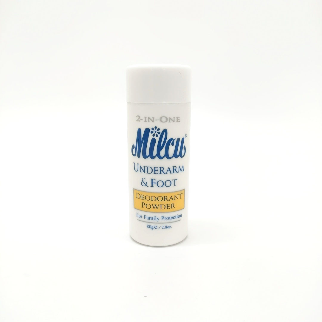 MILCU Underarm & Foot Deodorant Powder 80g | Lazada PH