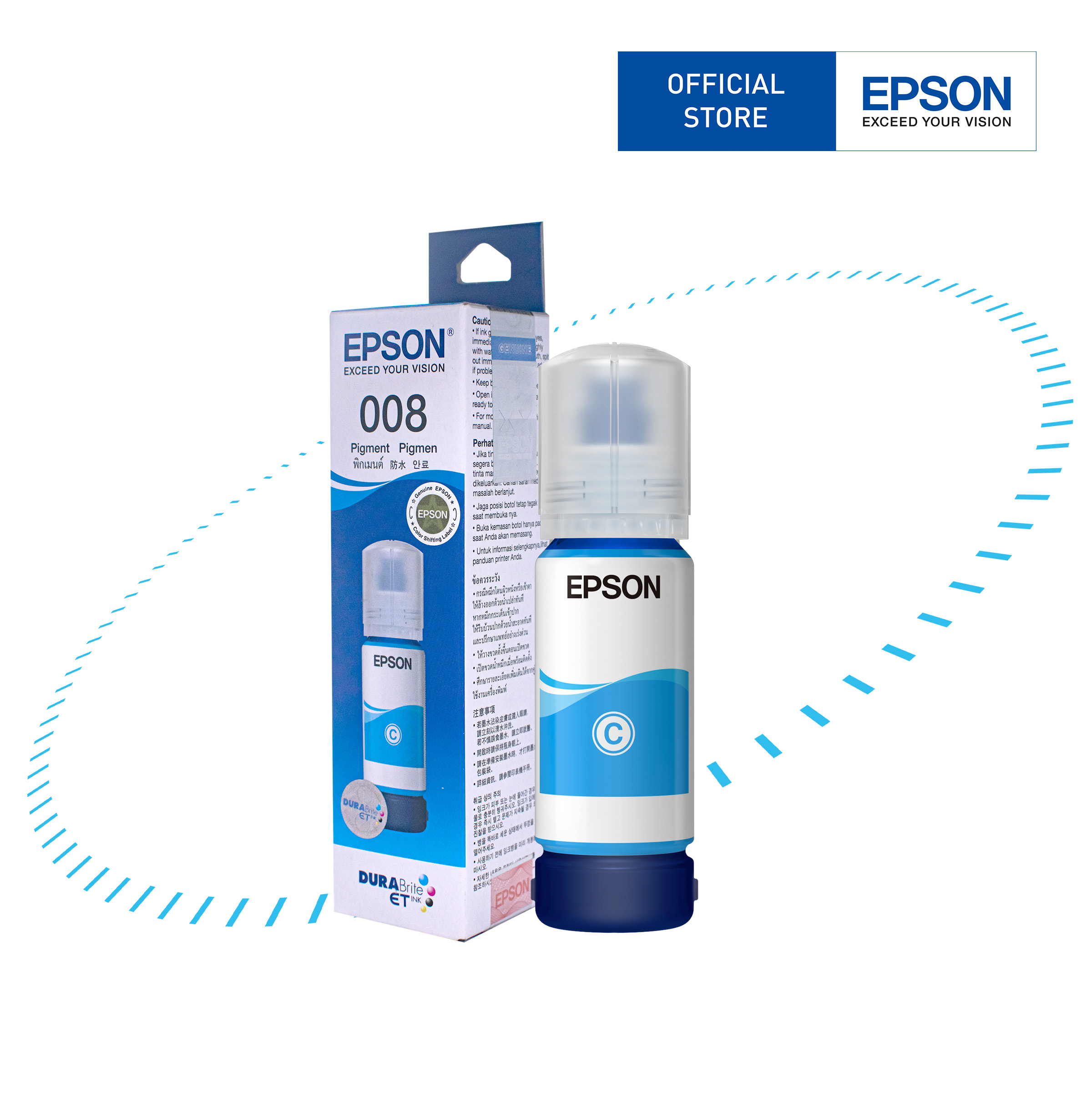 Epson 008 inks for L15150, L15160, M15140 Printer - BK/CY/MG/YW | Lazada PH