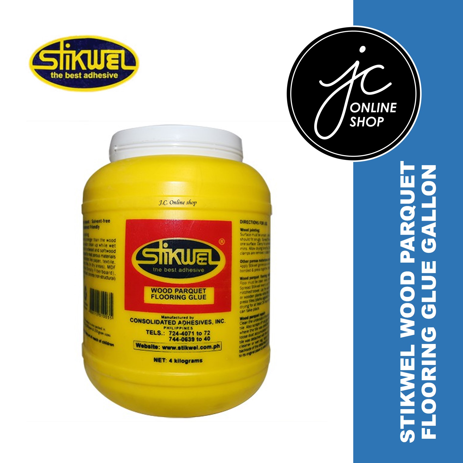 Stikwel Wood Glue / Flooring Glue Gallon Size 4 Kg Sold per gallon ...