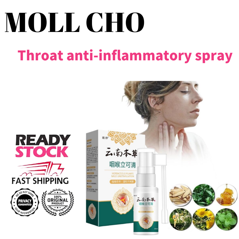 Throat anti-inflammatory spray Relieving cough and phlegm Acute and ...