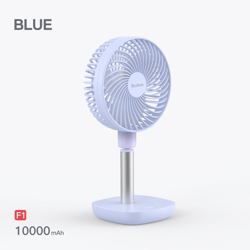 NEW!! YOOBAO Portable Rechargeable Wireless Stand Fan F1 4 different ...