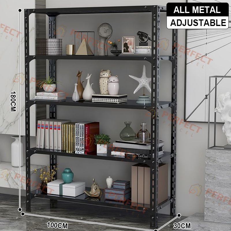 Perfect 4/5/6 layers adjustable angle steel shelf metal shelf heavy ...