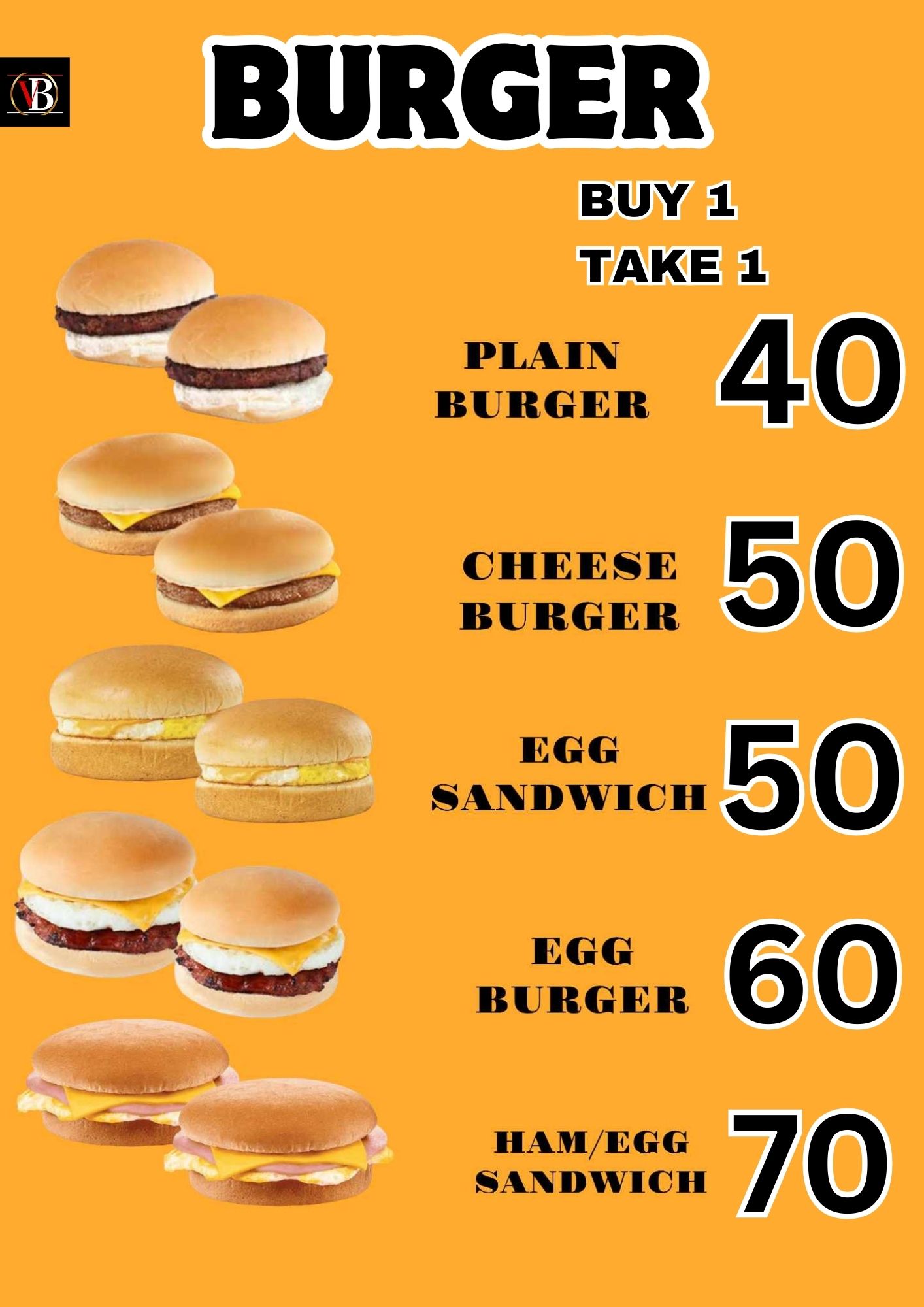 Laminated Signages Burger Makapal A4size 250mic matibay,glossy | Lazada PH