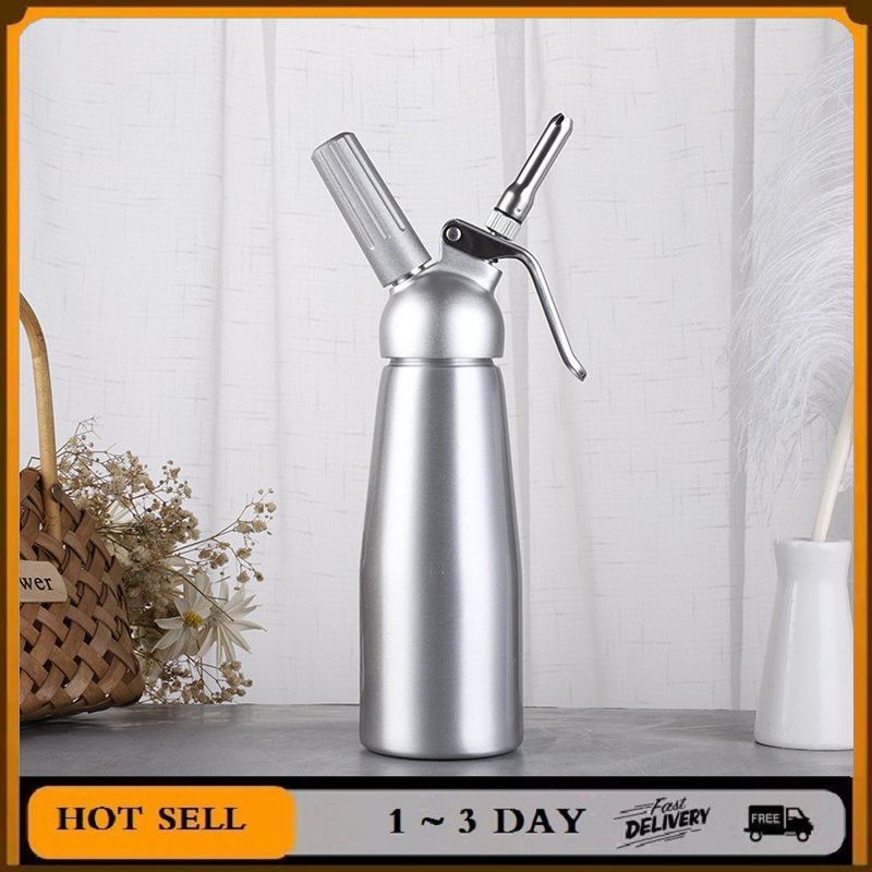 Portable Aluminum Whip Cream Dispenser Whipped Dessert Cream Butter ...