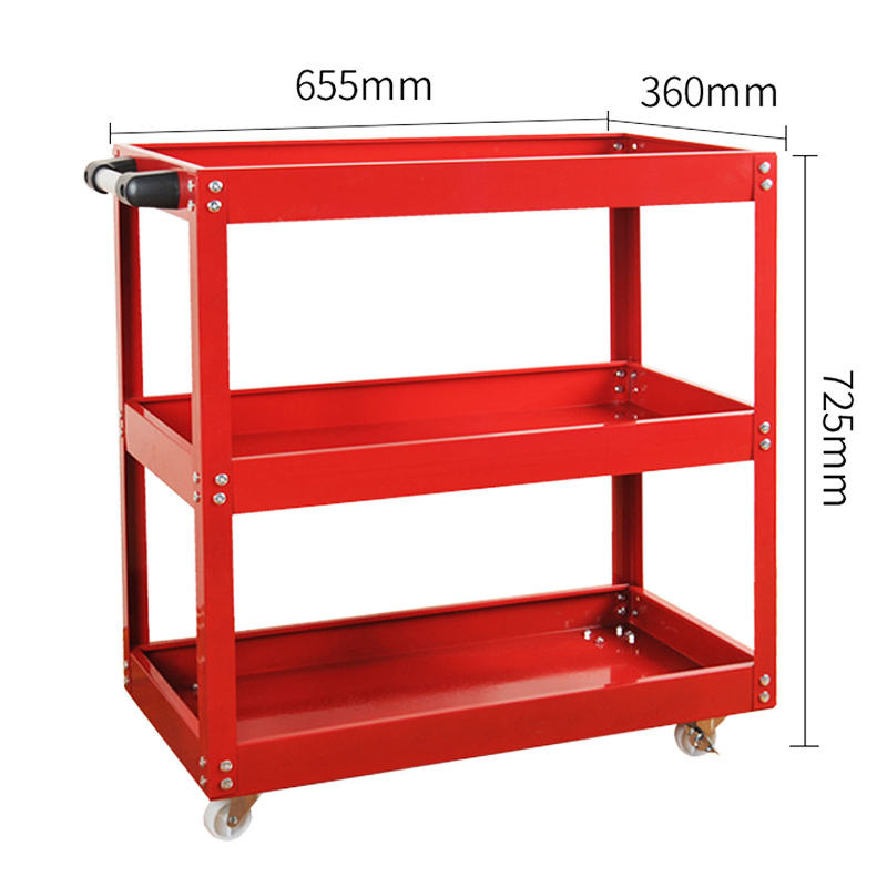 【COD】Tool Storage & Shelving 3 Layer Trolley Tool Box Storage Cart ...