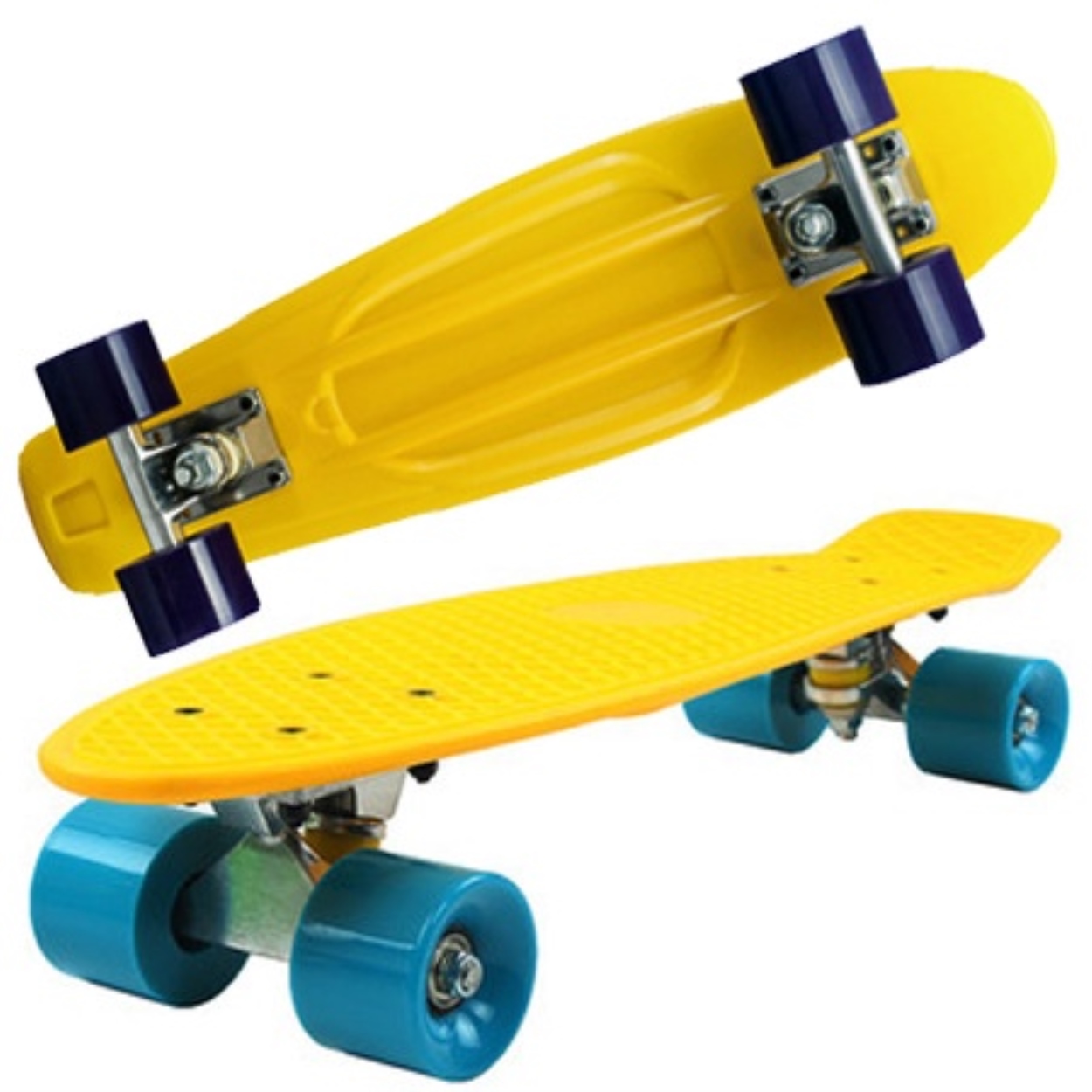Penny Board Skateboard Flexible Plastic Cruiser Nickel Board 22/24 Inch ...