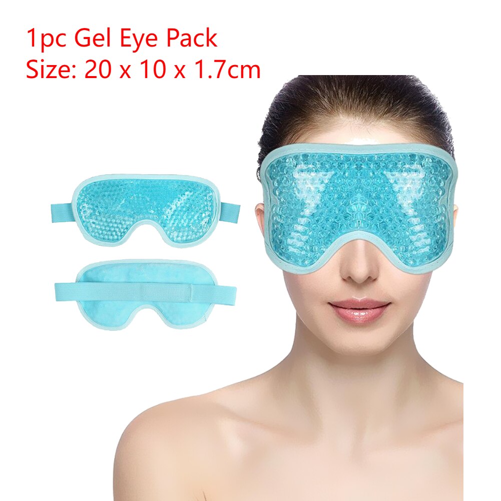 Cold Gel Face Mask Ice Gel Eye Face Mask Cooling Ice Mask Full Face ...