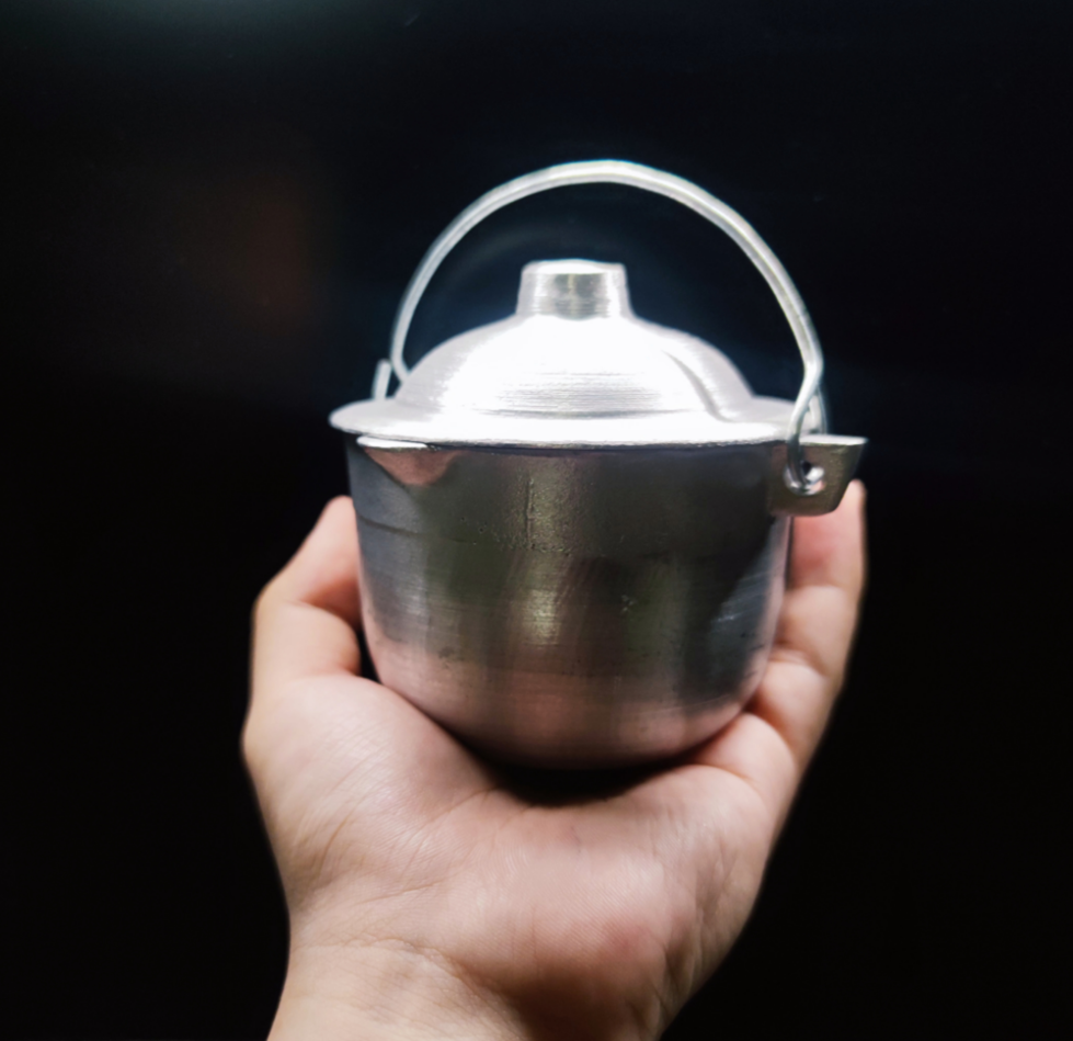 Cast Aluminum Bulilit Caldero - Very Small Only and with ROUGH edges ...