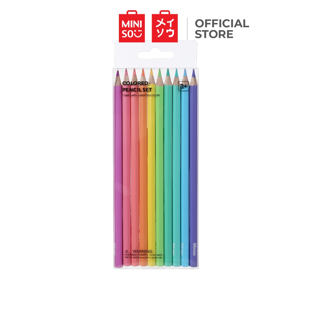 Miniso Colored Pencil Set (10 Colors)AIh | Lazada PH