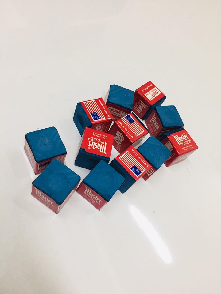 MASTER ½Dozen (6pcs) "BLUE" Pool/Billiard Chalk TISA ng TAKO sa POOL ...