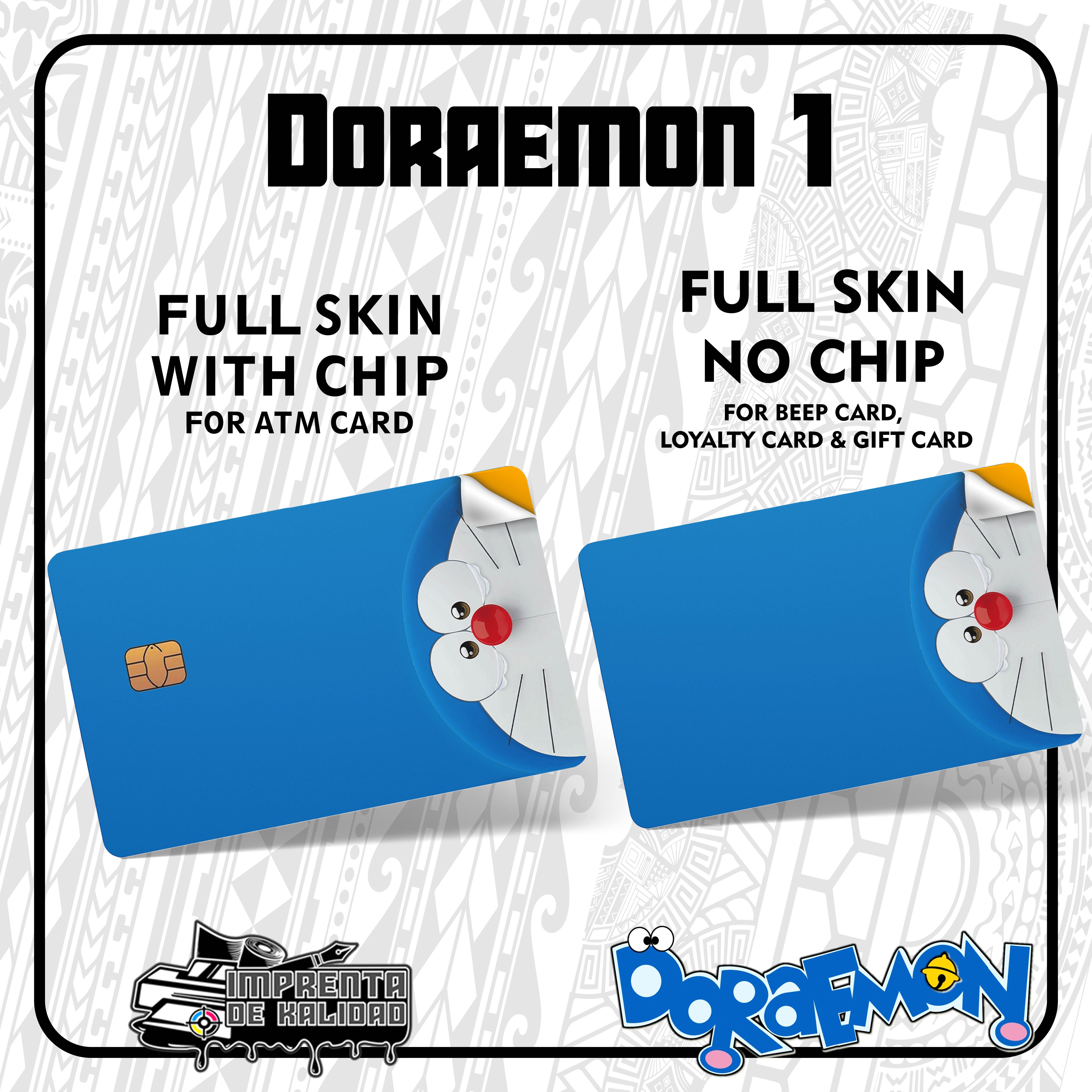 Doraemon Skin Card Sticker Vinyl Debit/ATM/beep card sticker skin ...