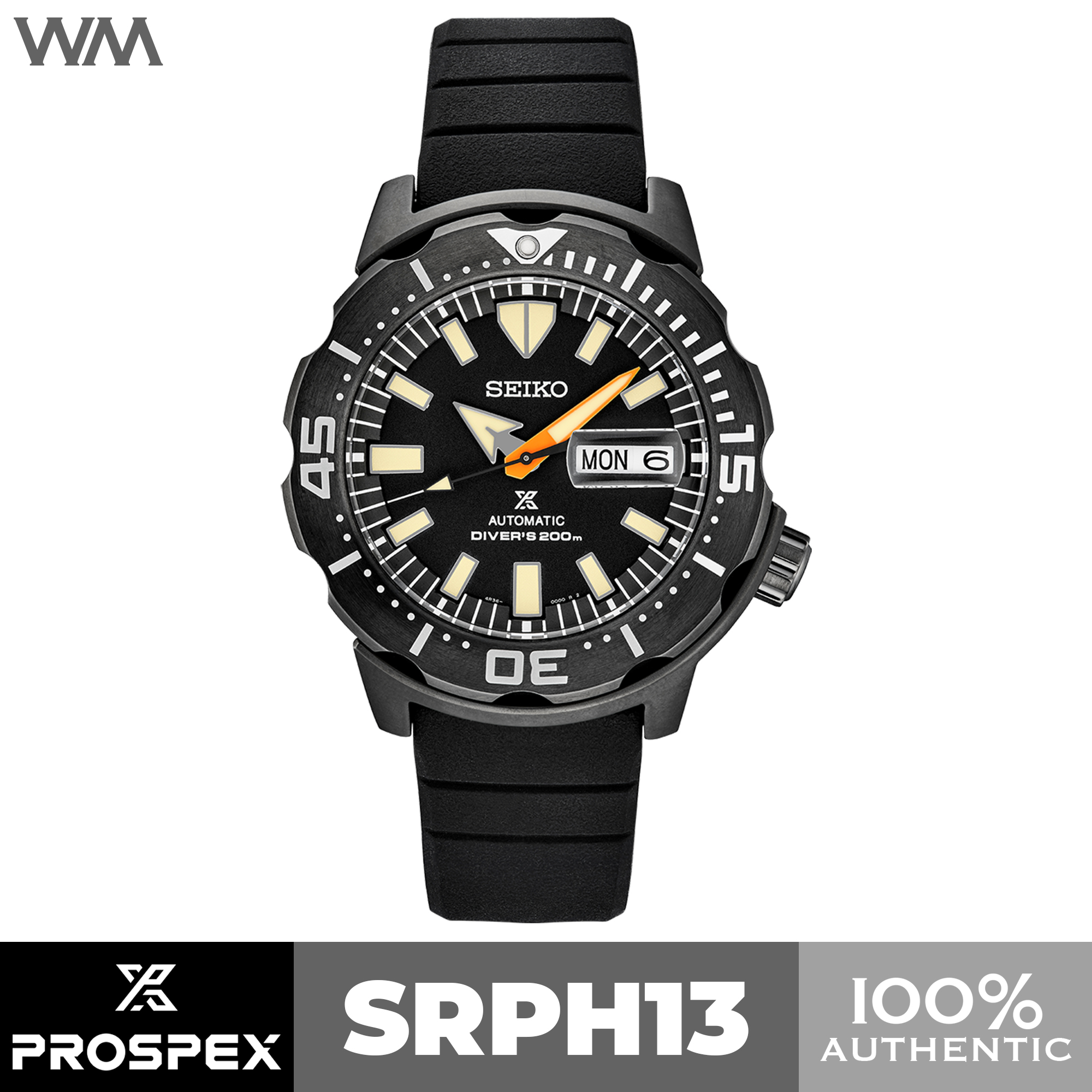 Seiko Prospex Limited Edition Black Series Ninja Monster Automatic ...