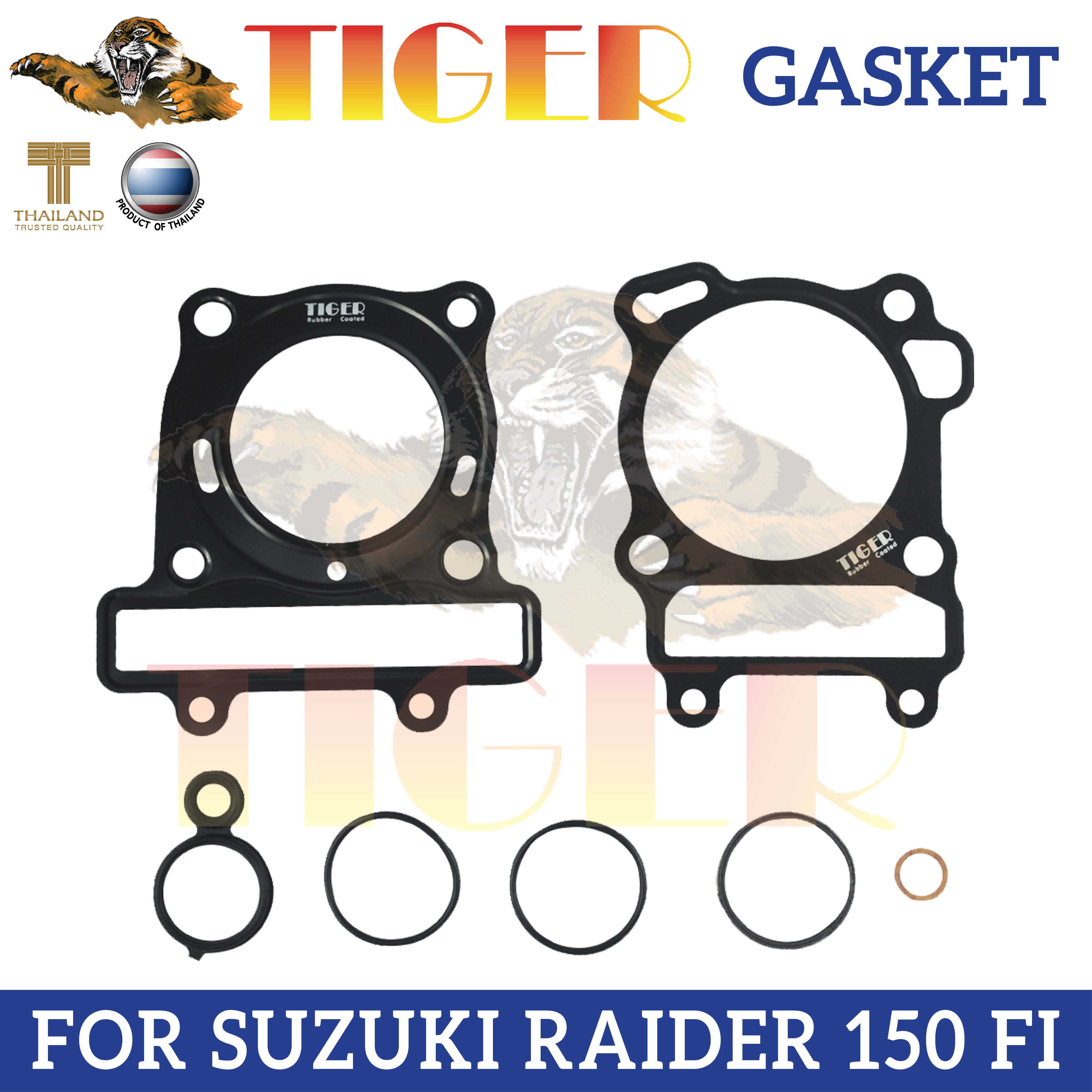 RAIDER 150 FI TIGER Top Gasket Set [Cylinder Head & Block Set] (100% ...