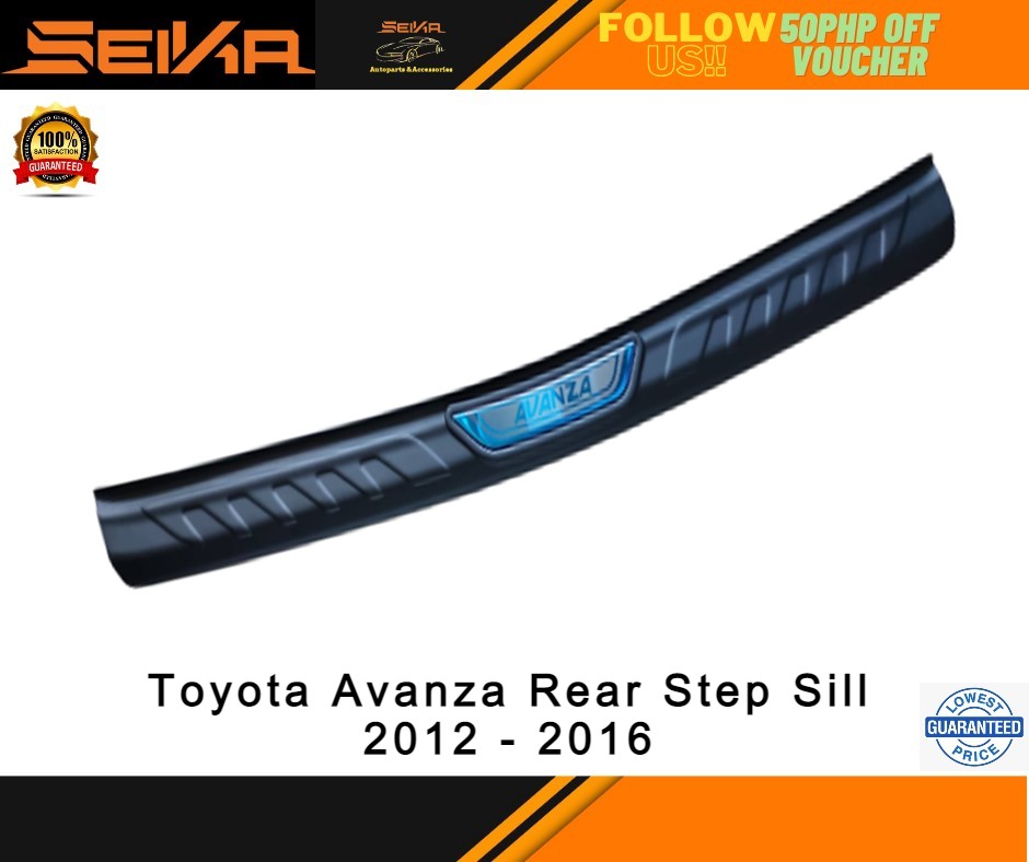 Toyota Avanza 2012-2016 Rear Step Sill | Lazada PH