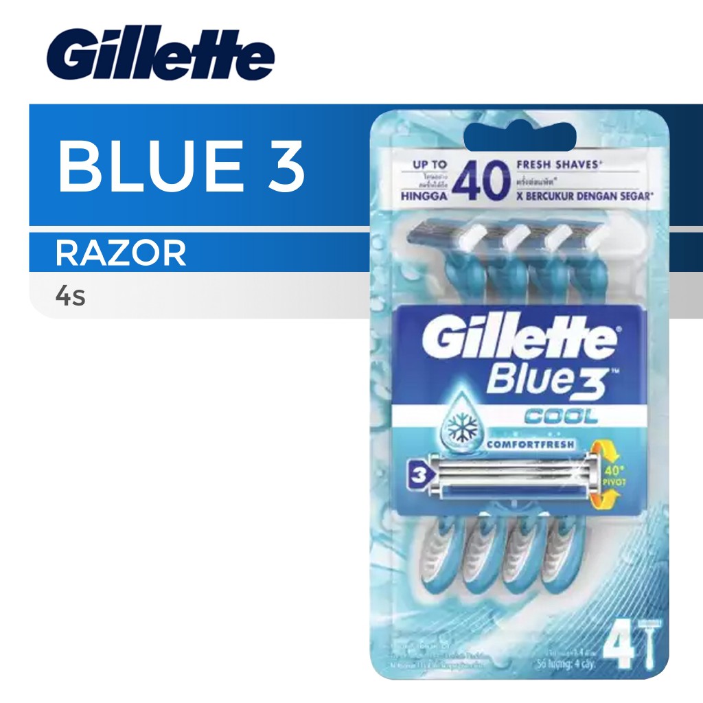 Gillette Blue 3 Ice 4s Blister Pack | Lazada PH