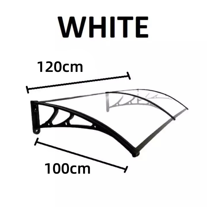 Canopy Roofing with Frame Outdoor Awning Canopy with Bracket Door ...