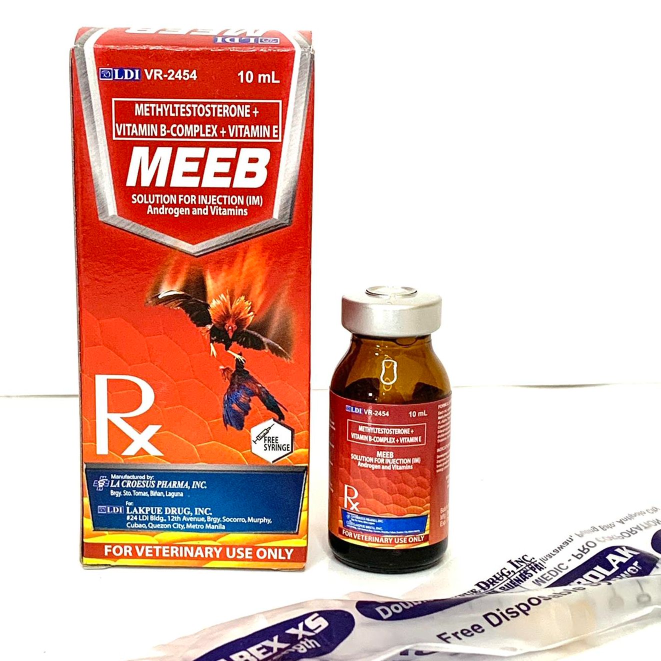 [FCR AGRIVET] Meeb Inj for Gamefowl (10ml) / Fighting Rooster | Lazada PH