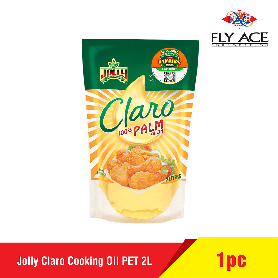 Jolly Claro Cooking Oil SUP 2L | Lazada PH
