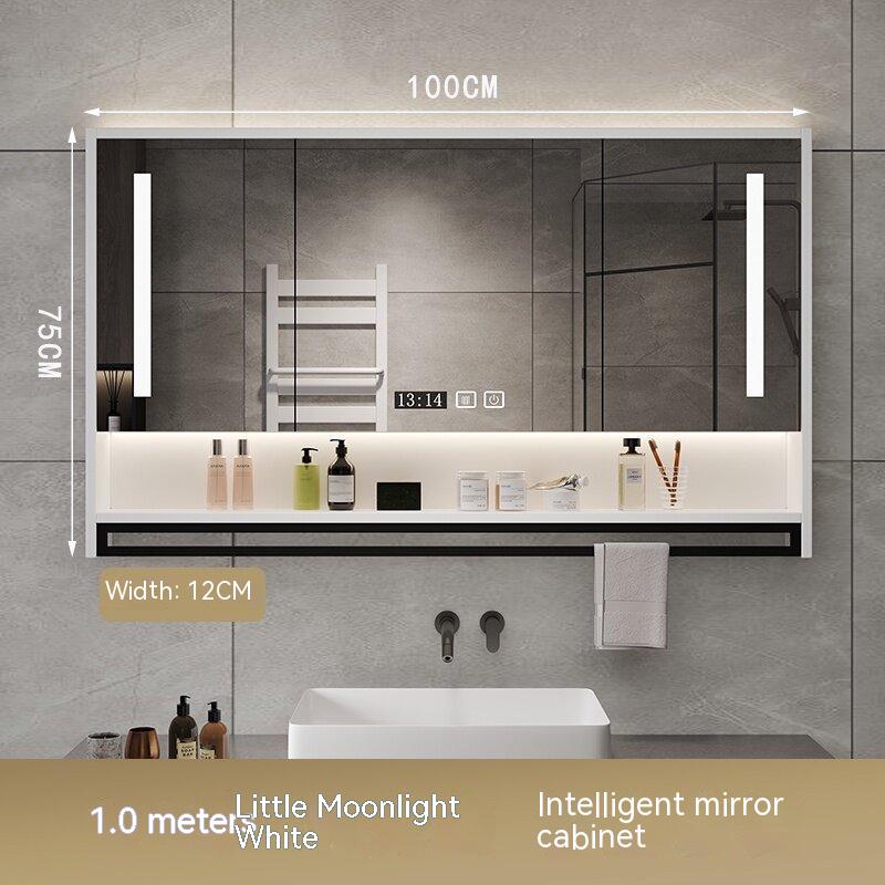 Runzeu Intelligent Bathroom Mirror Cabinet Wall Mounted Anti Fog ...