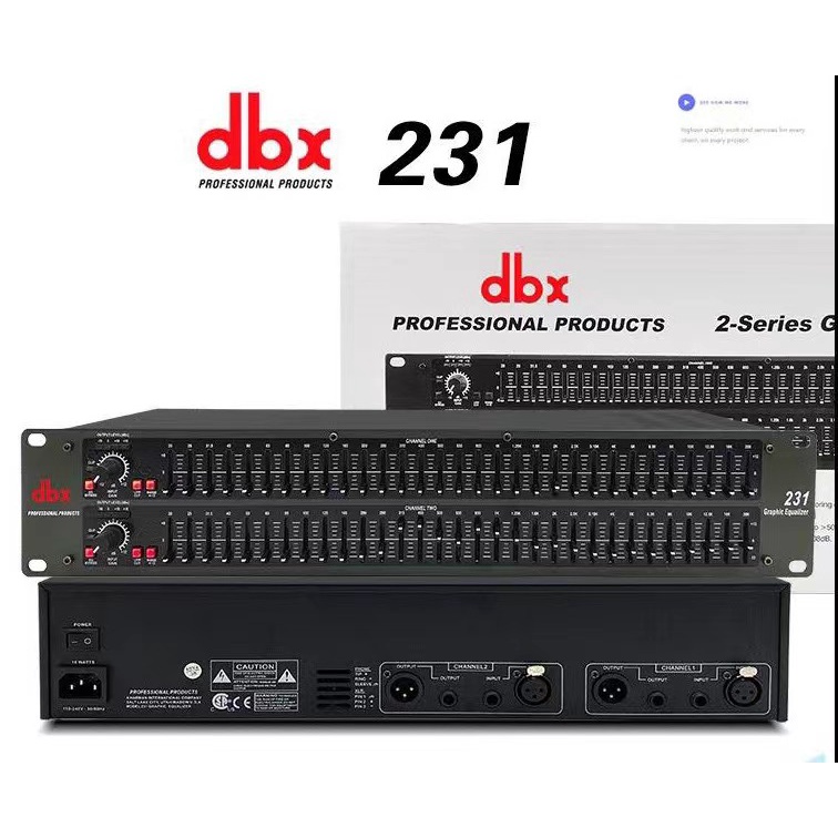 DBX 231 Dual Channel 31-Band Graphic Equalizer | Lazada PH