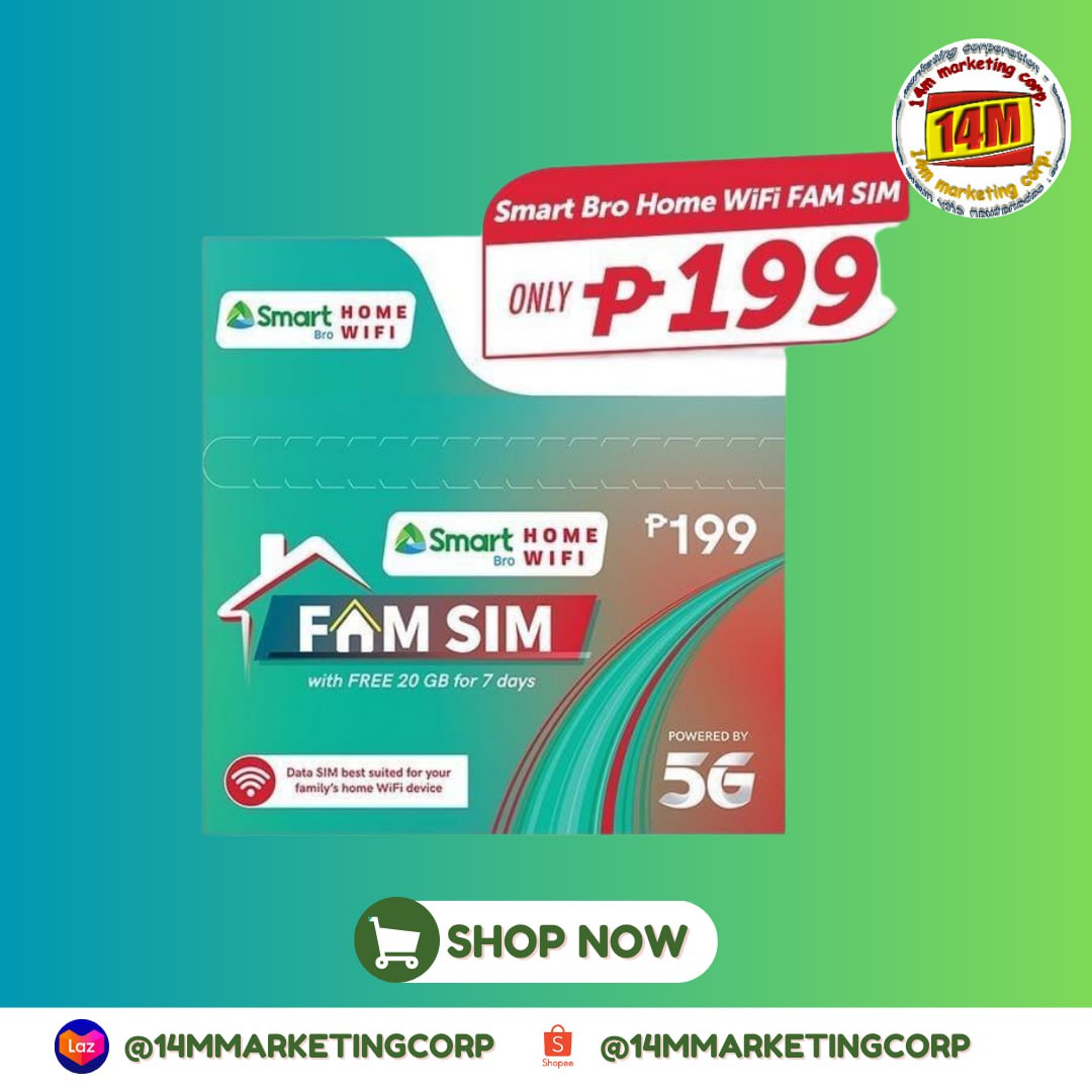 SMART FAM SIM | Lazada PH