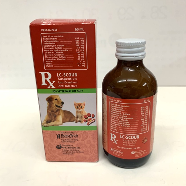 LC-SCOUR suspension 60ML treatment of diarrhea (scours) and enteritis ...