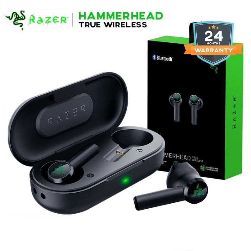 Razer Hammerhead True Wireless Bluetooth Earphones Auto-Pairing Earbuds ...