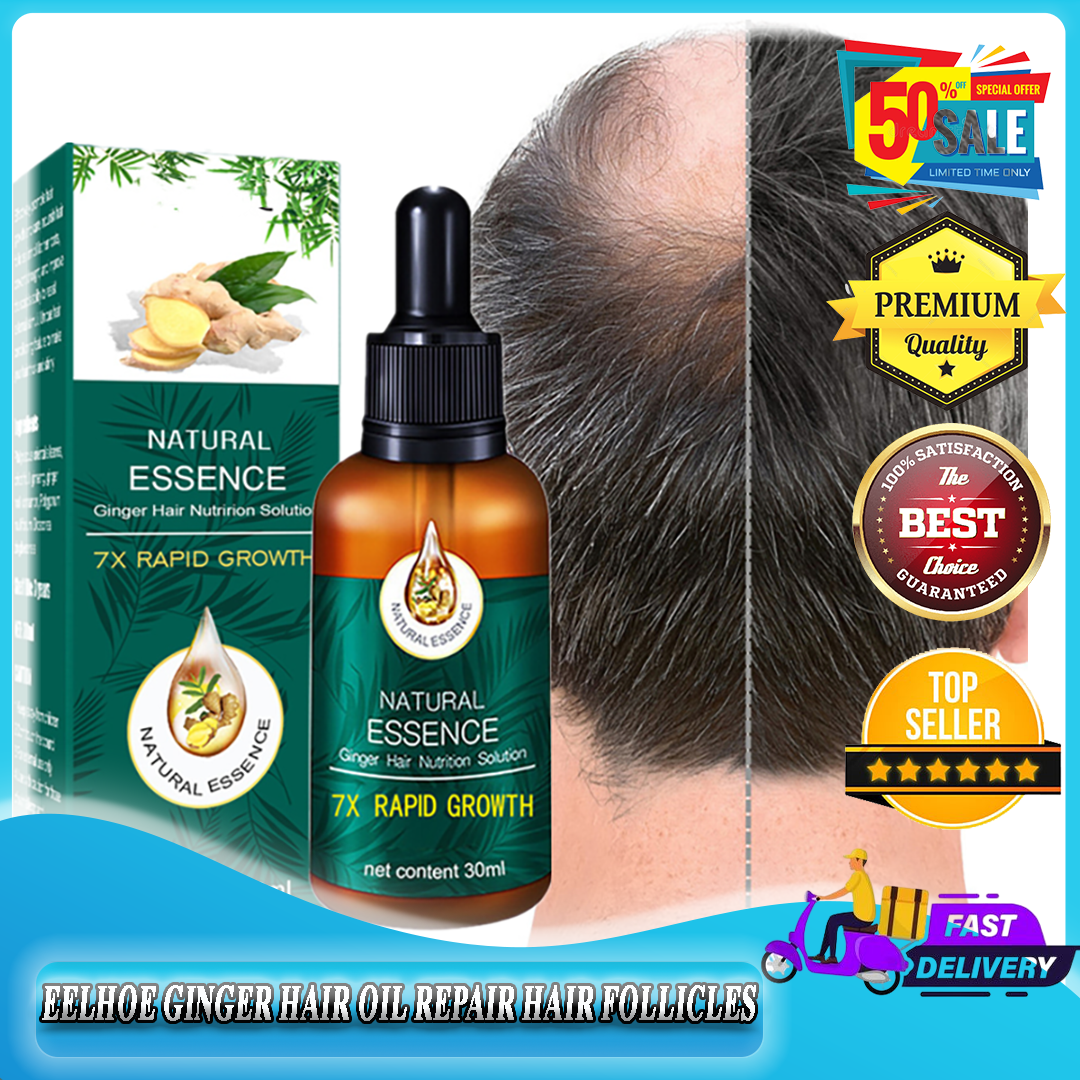 EELHOE Natural Essence Ginger Hair Nutrition Solution 7x Rapid Growth ...
