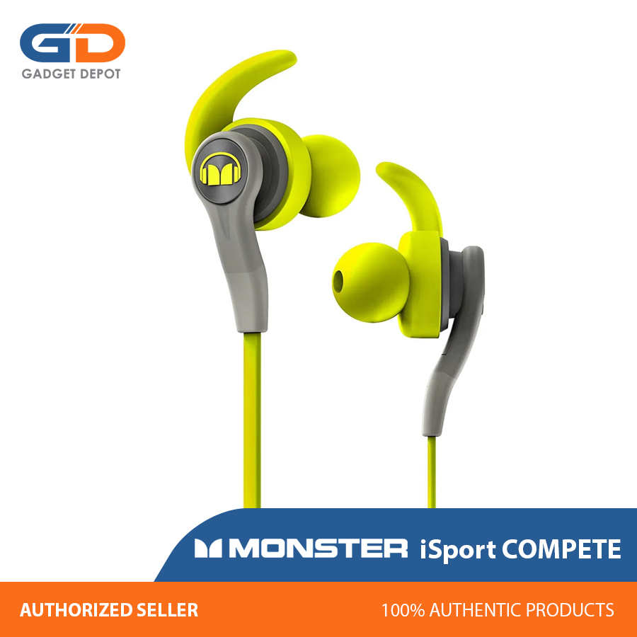 Monster iSport Compete Wired In-ear Headphones | Lazada PH