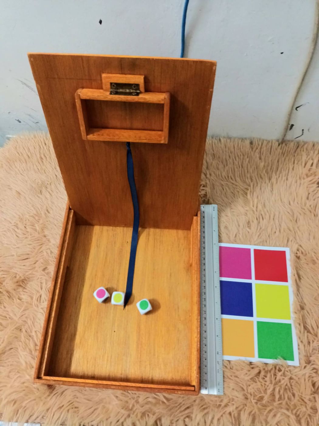 Mini Color Game Perya Dice Mat And Board Indoor Outdoor Family