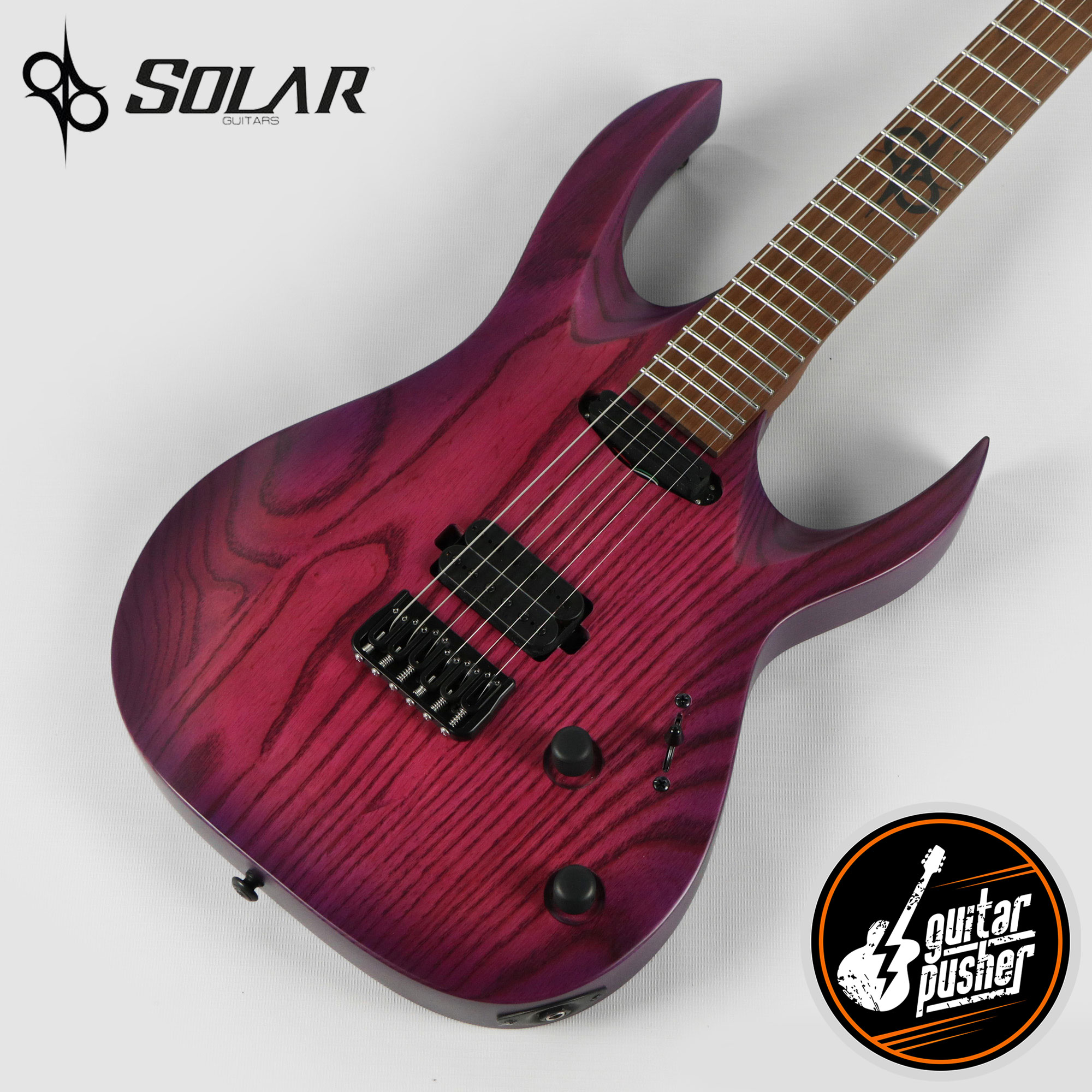Solar Guitars AB1.6HTPB Trans Purple Burst Matte Electric Guitar | Lazada PH