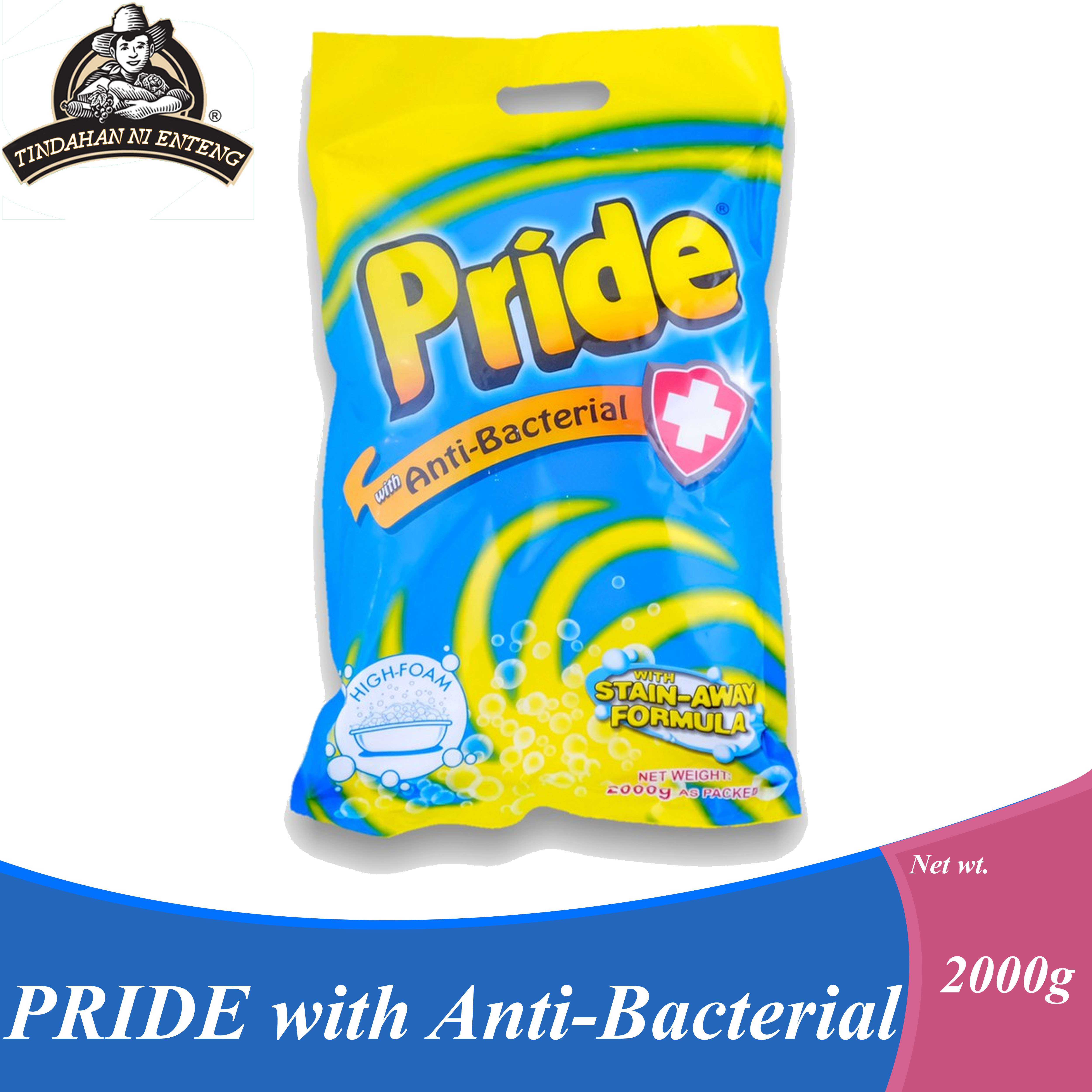 PRIDE with Anti-Bacterial 2kg - Stain-Away Formula | Lazada PH
