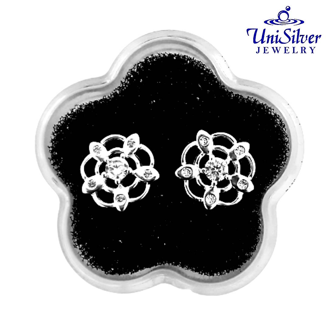 Unisilver 925 Sterling Silver Lady's Earrings (ES518-1001) | Lazada PH