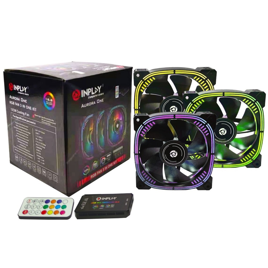 Inplay Aurora / Ice Tower 120mm RGB 3-in-1 Fan Kit V2 / Aurora / Ice ...