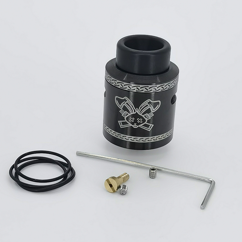 Dead Rabbit V2 RDA 24mm DIY Rebuildable Tank Dripping Dual Coil with ...
