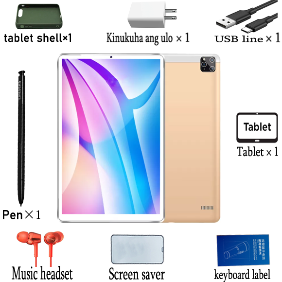 Samsung New original gaming tablet i14 10.1 inch 8GB+256GB Android 12 ...