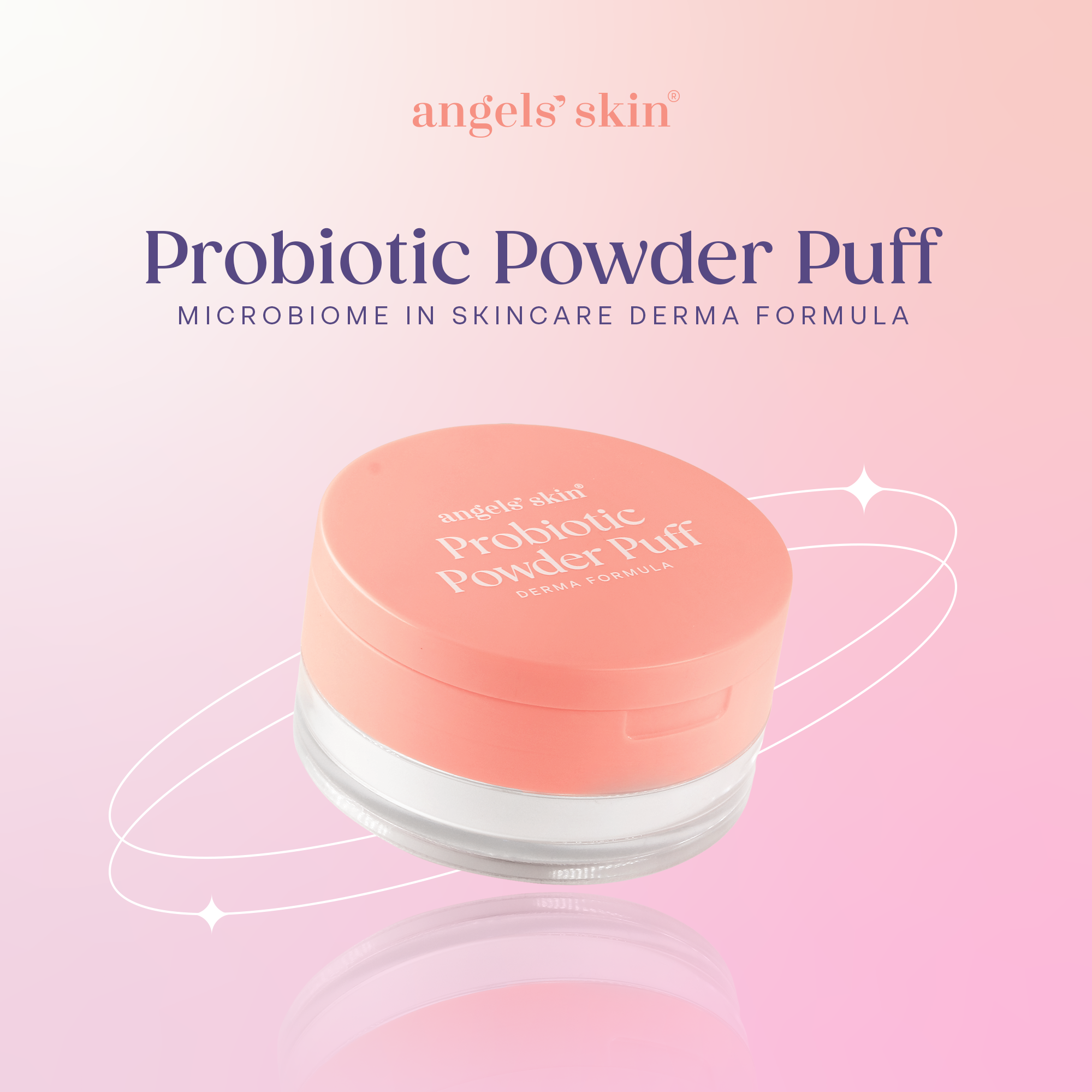 Angels skin Probiotic Powder Puff FDA Approved Clinical Grade Derma ...