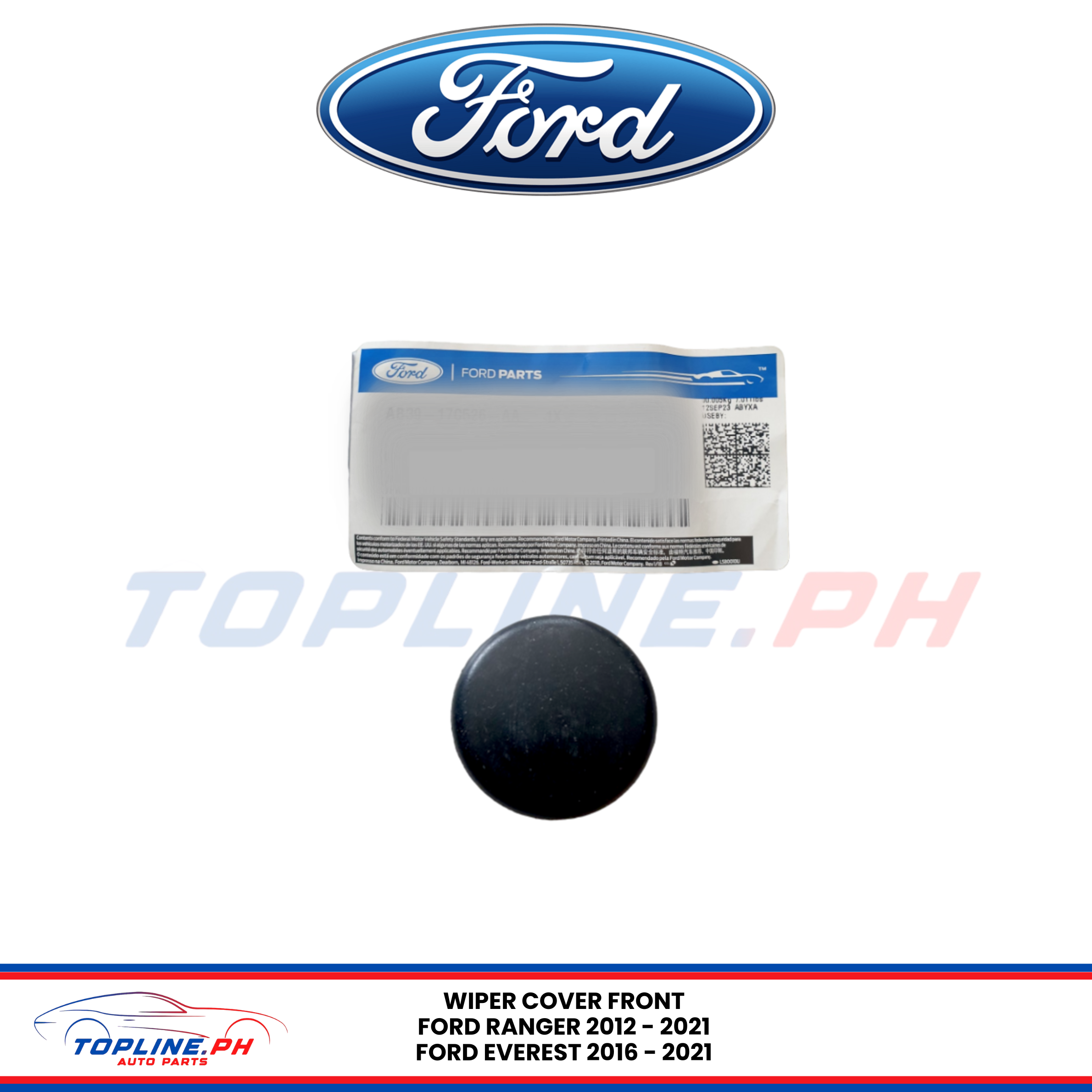 Ford Ranger [2012 - 2021] Ford Everest [2016 - 2021] Wiper Cover Front ...