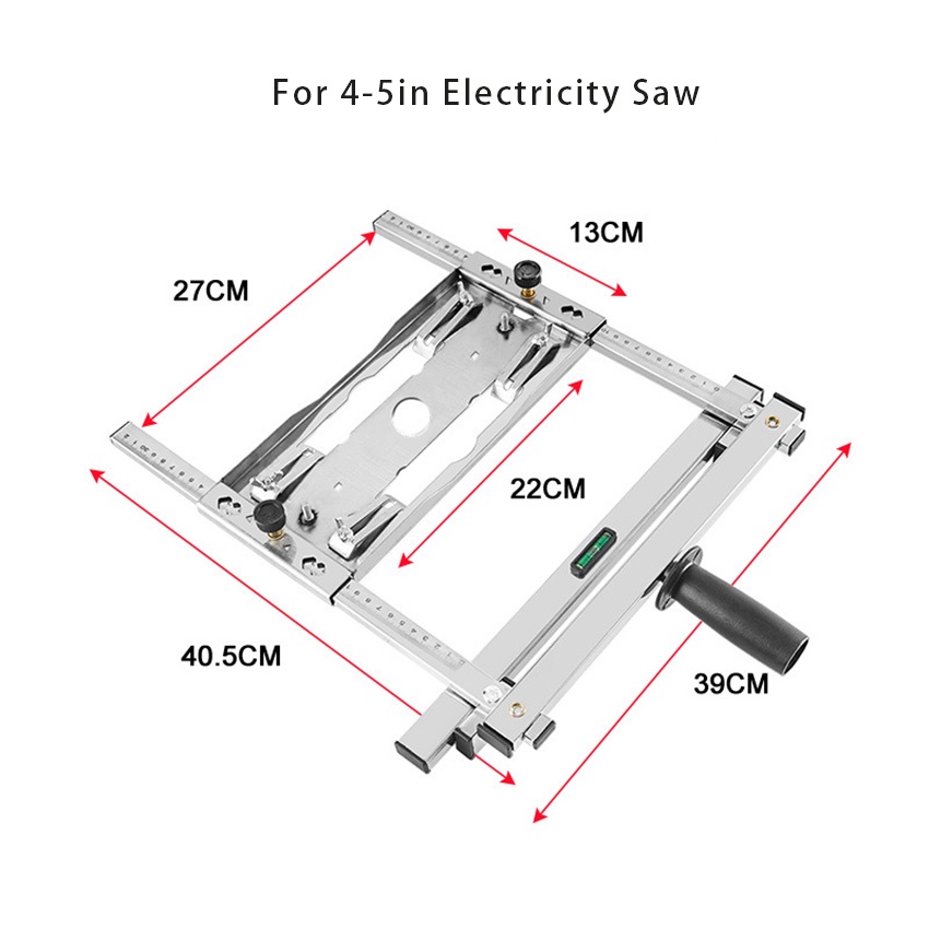 4-5/7 Inches Adjustable Cutting Machine Saw Guide Rail Multi-functional ...