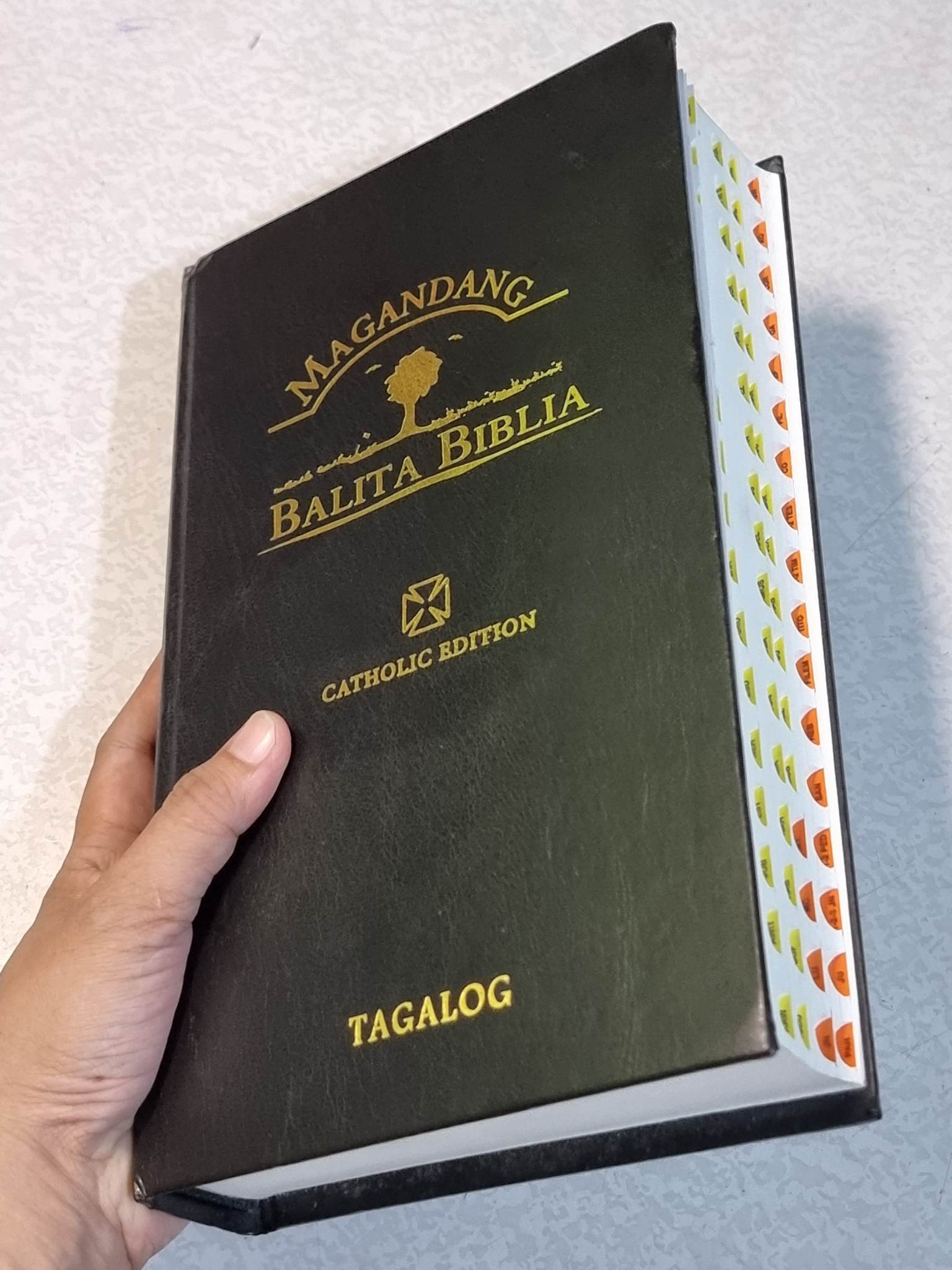 Magandang Balita Biblia(TPV)-Tagalog,CATHOLIC,Large Print, Hardbound ...