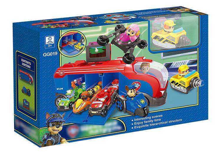Genuine Paw Patrol Mission Paw Cruiser Bus with Six Music Paw Patrol ...