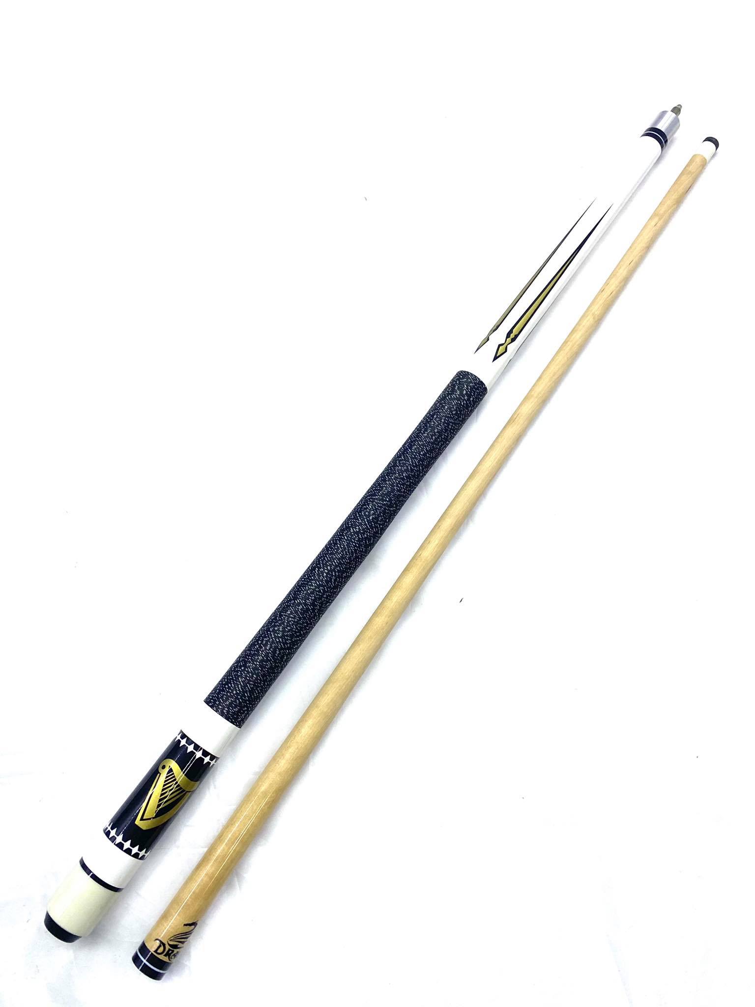 DRACO CUE STICK [GOOD QUALITY] WHITE & GOLD TAKO NG BILYARAN | Lazada PH