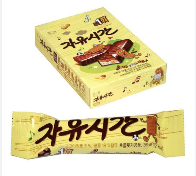 Haitai Korean Free Time Chocolate Bar Snack Bar 36g | Lazada PH