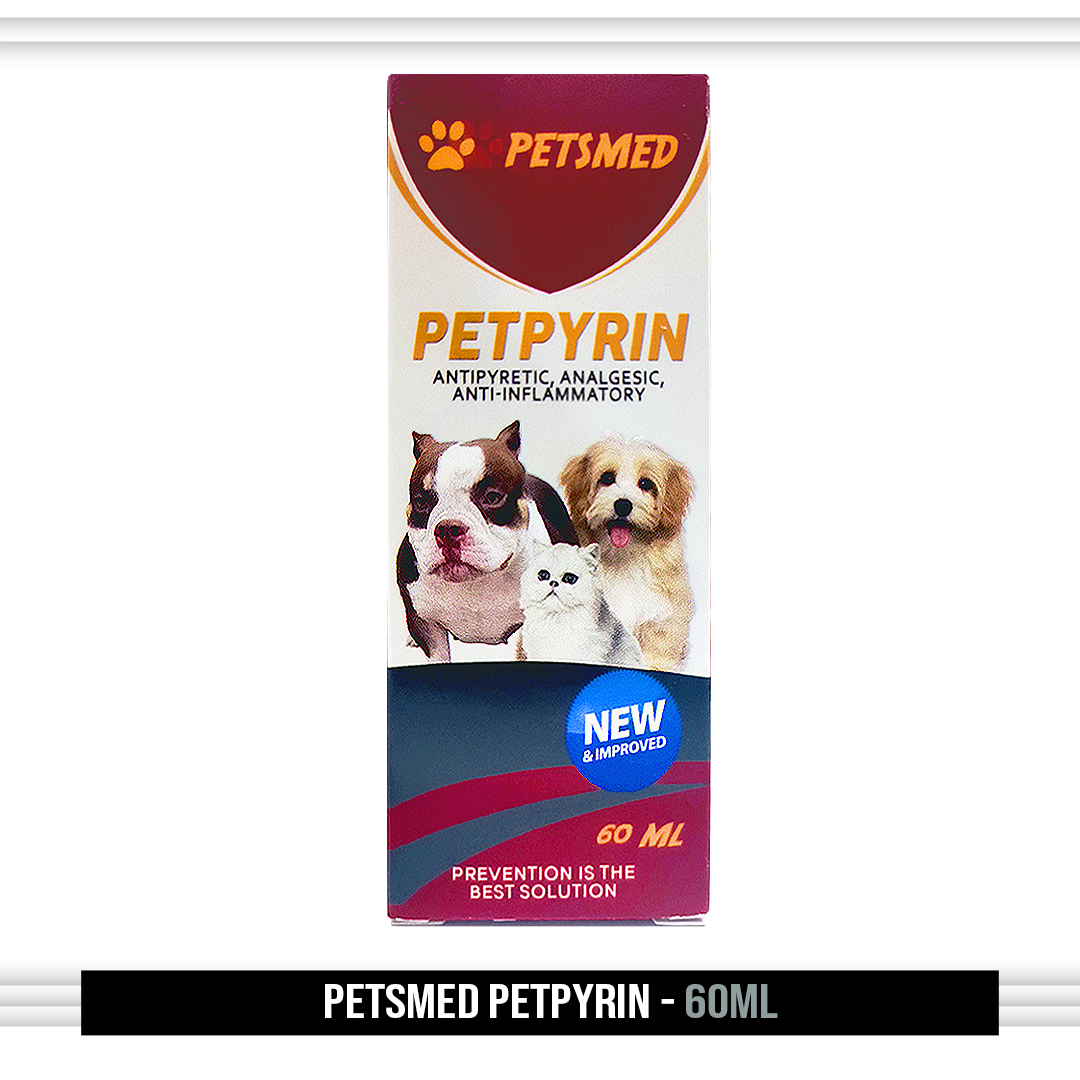 60mL Petsmed Petpyrin Antipyretic , Analgesic, Anti - Inflammatory For ...