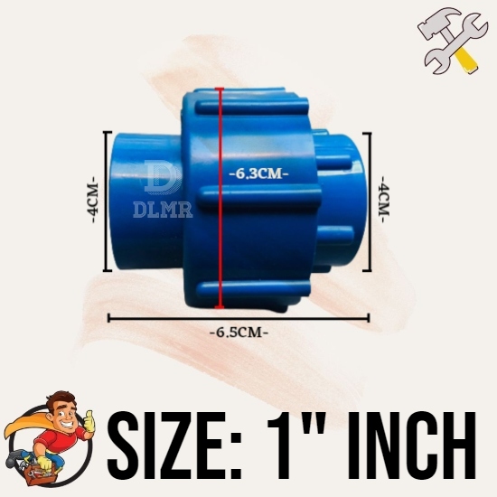 1PCS (1/2", 3/4", 1" INCH) PVC Union Patente PVC Water Supply Live ...